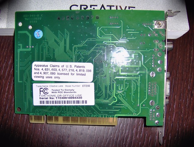 Creative Labs CT7240 PCI Video Decoder Module Card Unit for sale online ...