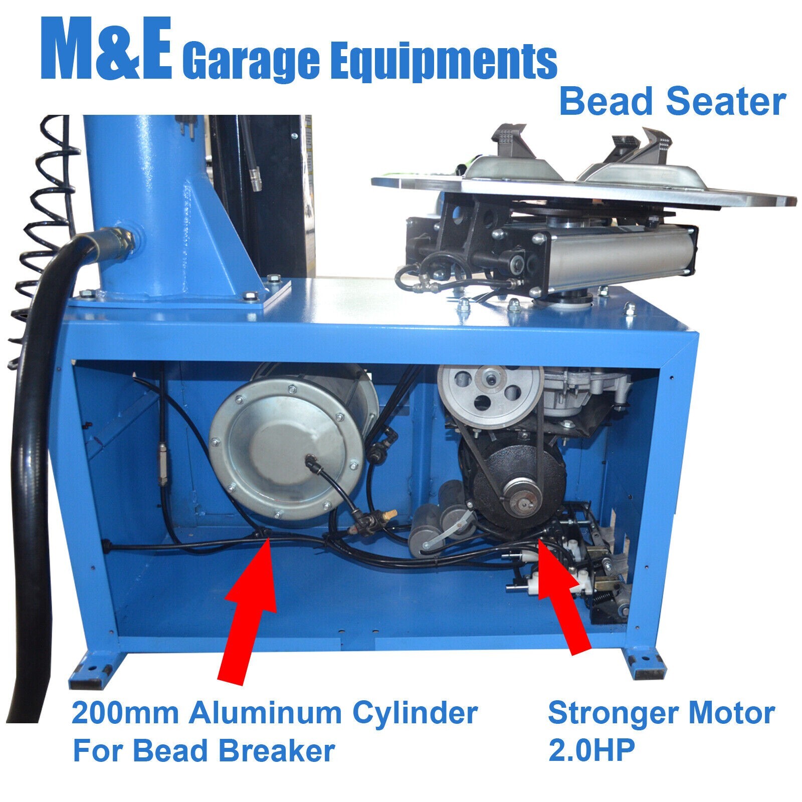 Tire changer Machine Motor 2.0HP ME-T555 Garage Equipment Tires Changer ...