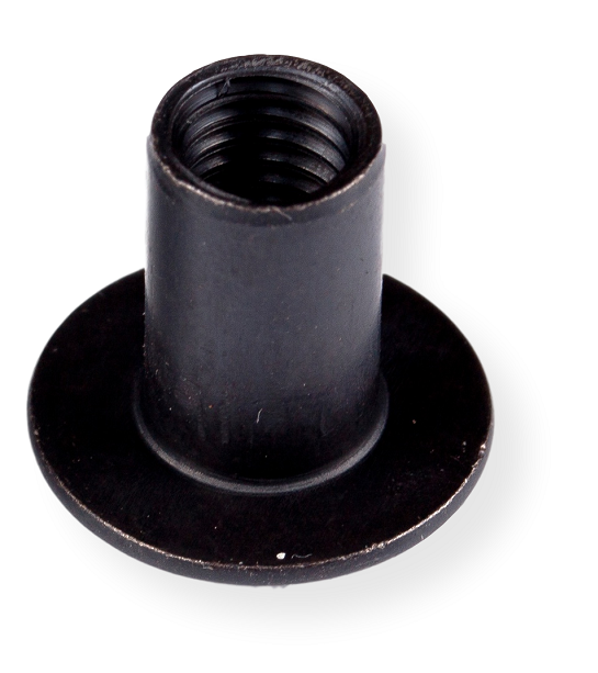 Sleeve Nuts M6 x 12 MM Flat Head Hexagon Nickel Yellow Zinc Black High ...