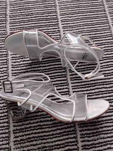 Stuart Weitzman clear sandal, size 10 | eBay