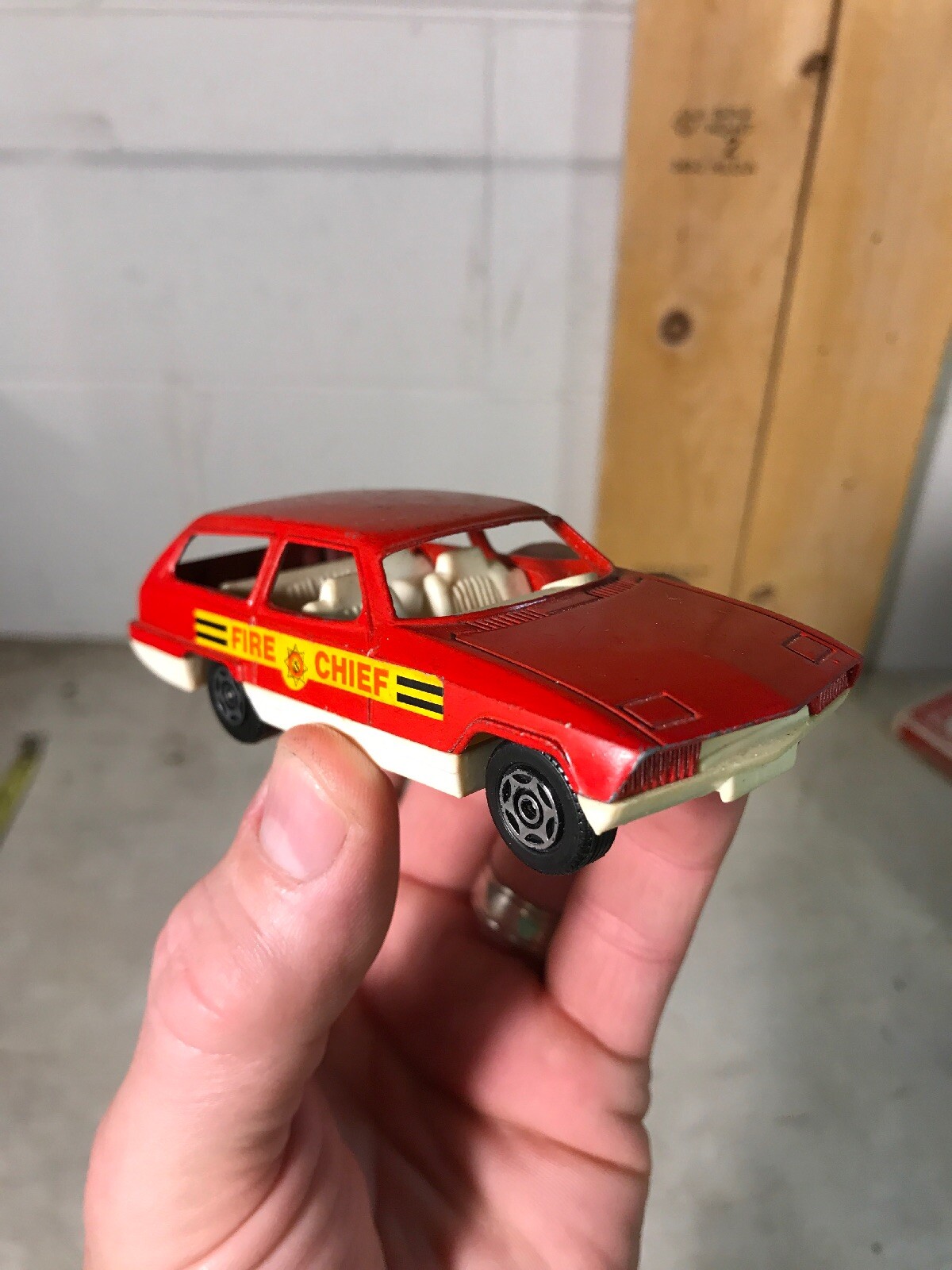 Corgi Cubs Fire Chief Fireman Red Car Toy Great Britain | eBay