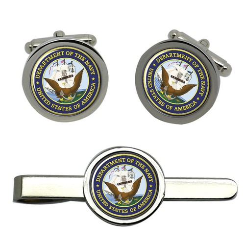 United States Navy Cufflinks and Tie Clip Set | eBay