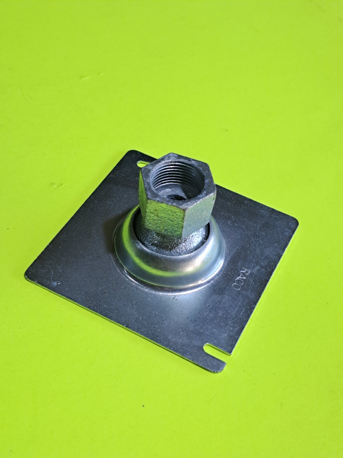 Raco 4" Square Swivel Fixture Hanger Cover for Use Box, Silver | eBay