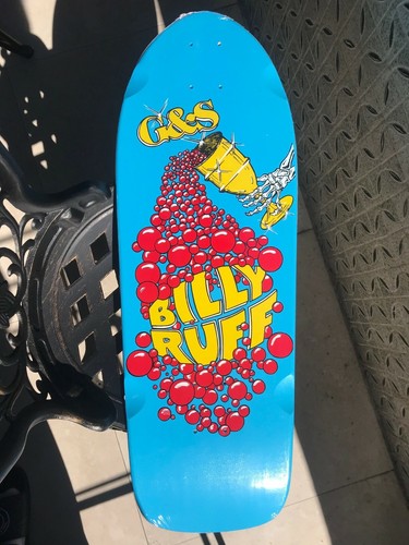 G&S Billy Ruff Chalice Reissue Blue NOS Skateboard Deck Neil Blender ...