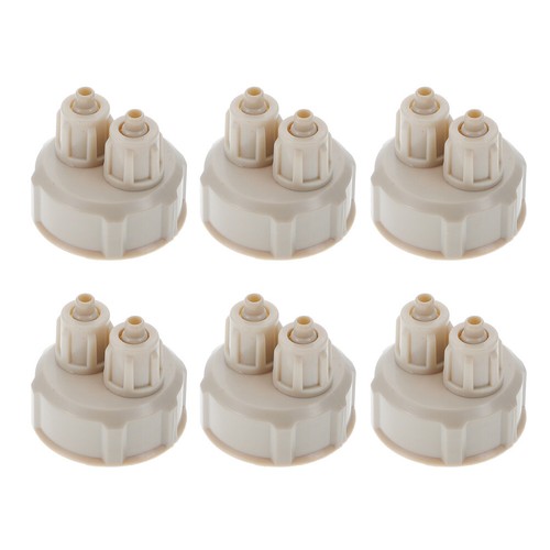 6pcs CO2 Diffuser Caps Diy Co2 Bottle Caps Air Diffuser Generator Part ...