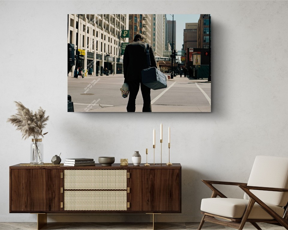 Joker Bank Robbery Poster Canvas Print Art Home Décor Wall Art | eBay