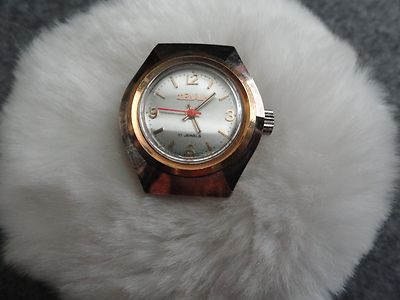 Vintage Cornavin 17 Jewels Ladies Watch with a Red Second Hand | eBay