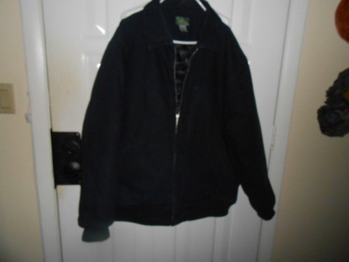 Stall & Dean Mens Black Quilted Full Zip 2XL Jacket Coat | eBay