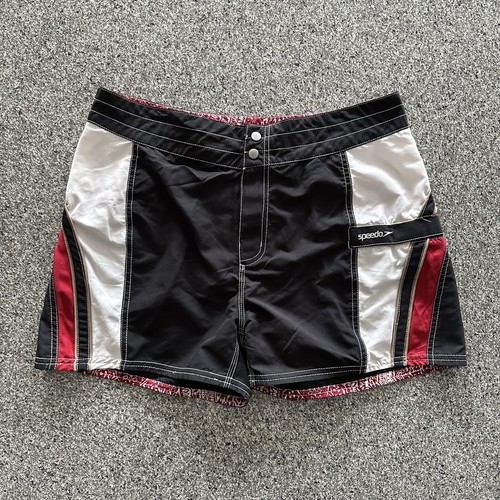 Speedo Shorts Snap Button Boardshorts 14" Men’s Size M Vintage 90s ...