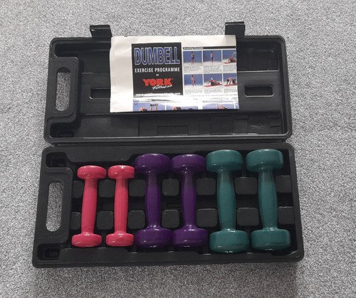 York Dumbell Exercise Fitness Weights set, BNIB | eBay UK