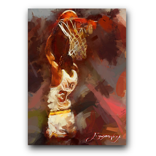 Len Bias #8 Art Card Limited 40/50 Edward Vela Signed (Maryland ...