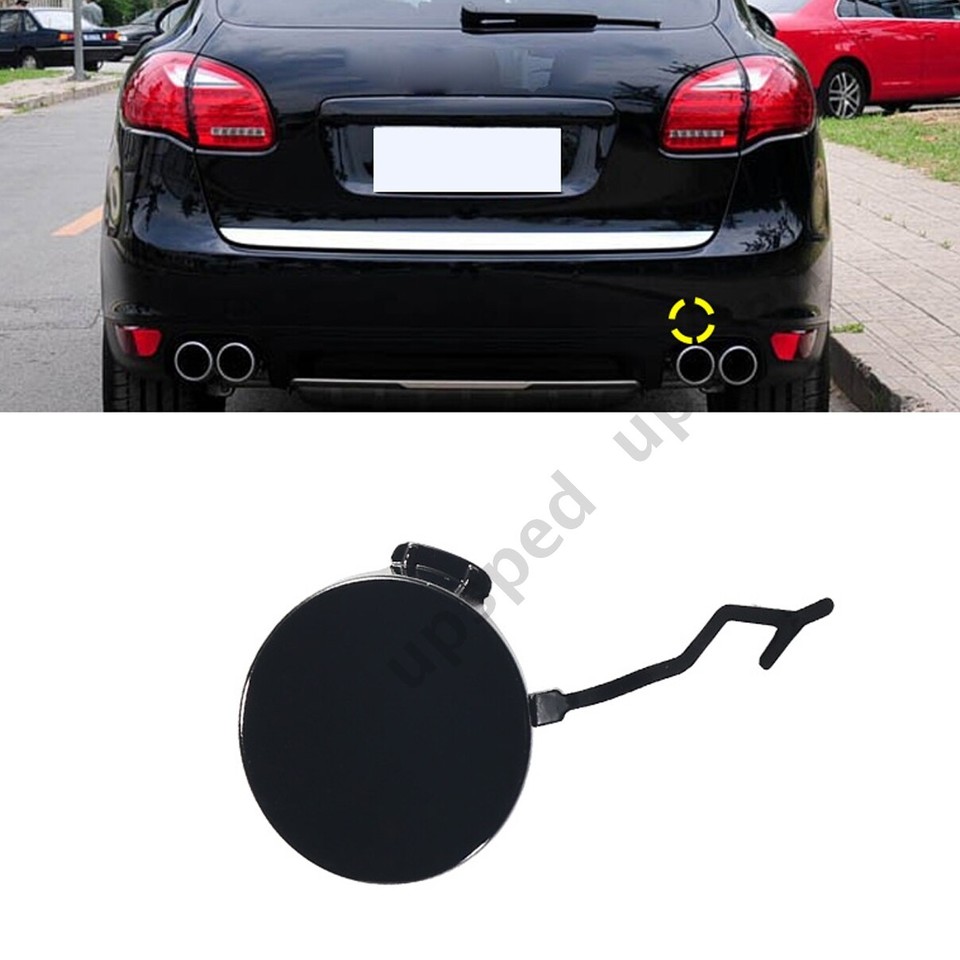 Rear Bumper Tow Hook Eye Cover Cap For Porsche Cayenne 2011-2014 ...