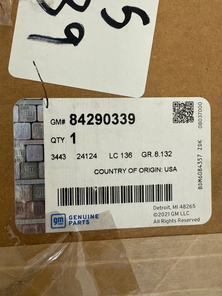 OEM 2020-2024 Chevy Corvette C8 Stingray R Graphics Package GM 84290339 ...