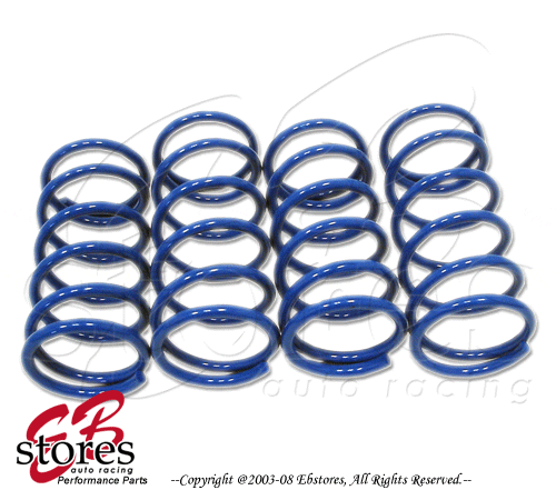 Blue Lowering Springs Front and Rear 4pcs BMW E92 M3 08 09 10 11 V8 2/4 ...