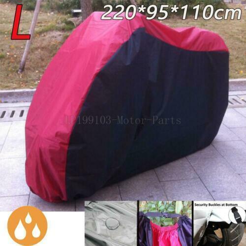 L Red Black Motorcycle Cover For Kawasaki Ninja ZX10R ZX11 ZX12R ZX14R ...