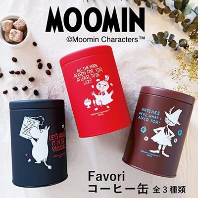 MOOMIN Fabori Coffee Container 2 cans set Container 200-250g | eBay