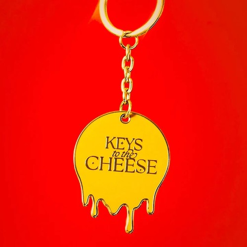 2024Arby's Keys To The Cheese Keychain Year Long Free Side Cheddar ...