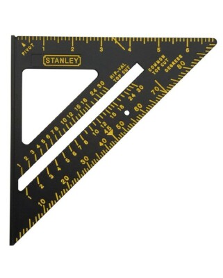 NEW Stanley 46-071 Black and Yellow 7 Inch Premium QuickSquare Layout ...