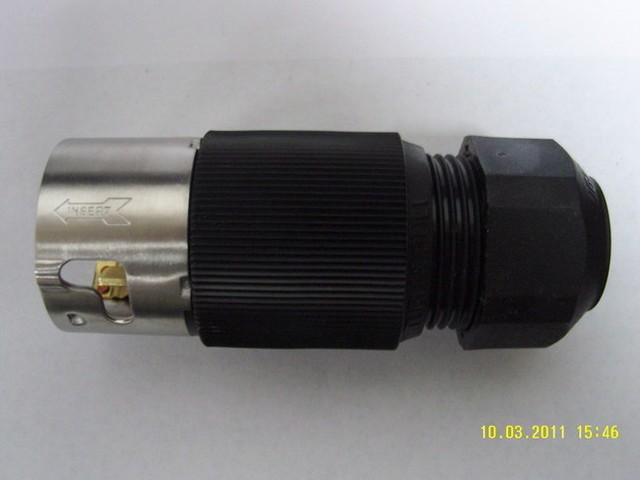 CS6365C HBL6365C 50A 125/250V MALE TWIST LOCK HUBBELL PLUG 3P-4W BRAND ...