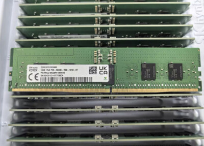 4x Sk hynix 16GB 5600MHz REG ECC DDR5 EC8 1Rx8 HMCG78AGBRA186N RDIMM ...