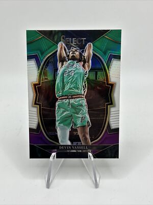 2022 Panini Select Premier Level Tri Color Prizm Devin Vassell #64 | eBay
