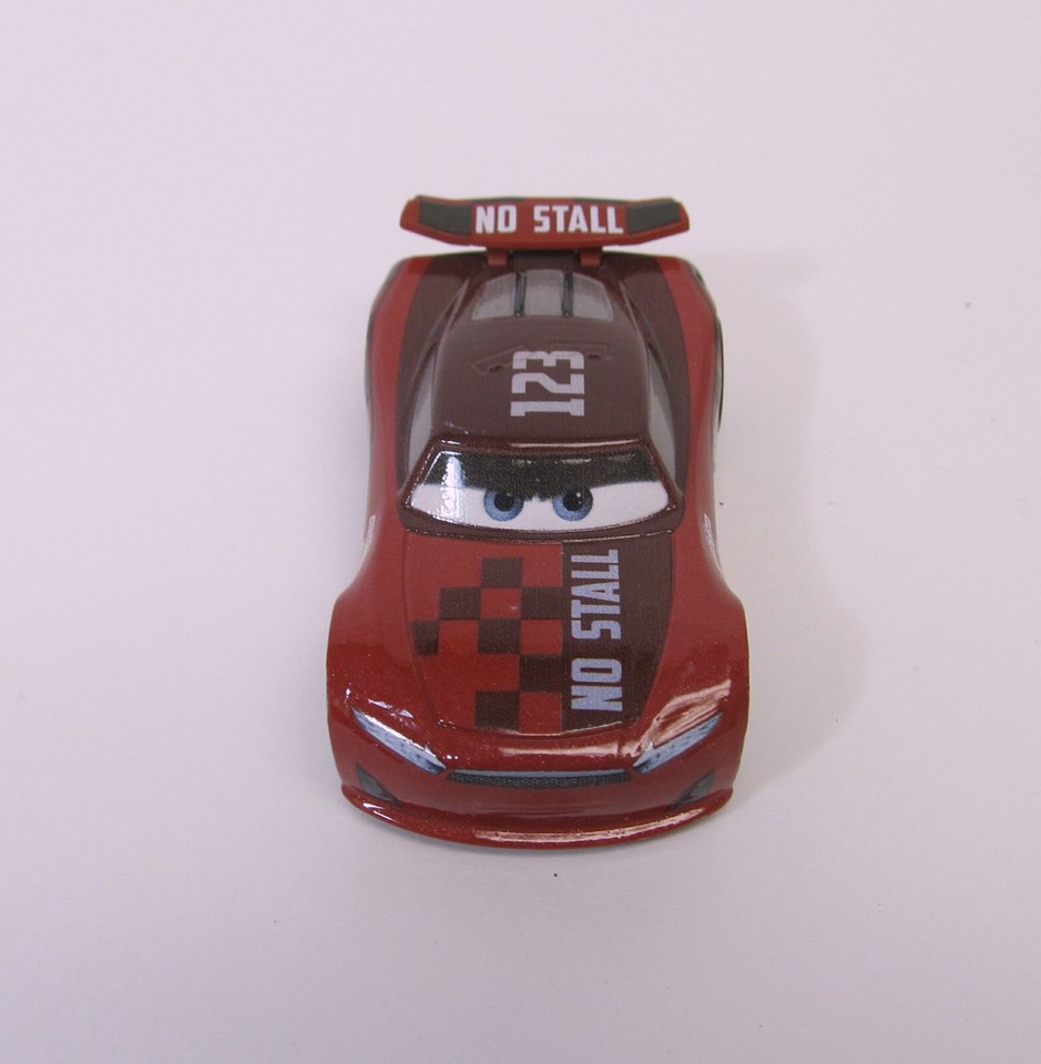 Disney CARS Diecast NO STALL 123 Race Car Jonas Carves | eBay