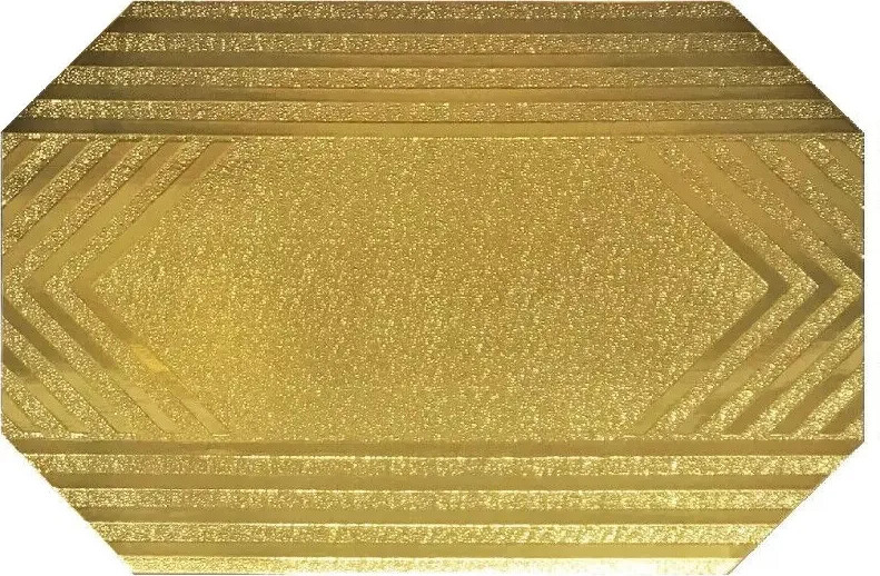 Set of 6 Gold Metallic Placemats, Mylar Place Mats | eBay