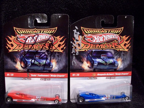 Hot Wheels Autographed Don Prudhomme & Tom McEwen Wedge Dragster 1:64 ...