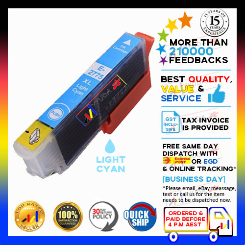 1x NON OEM 277 277XL Light Cyan Cartridge For Epson XP 850 950 960 860 ...