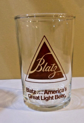 Vintage Blatz Beer Shell Glass, America's Great Light Beer- 3 1/2" | eBay
