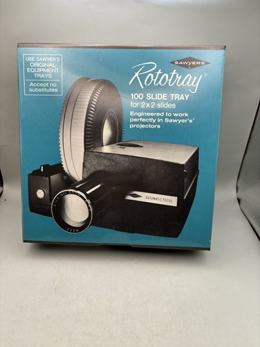 Sawyer's Rotary Projector Slide Tray 100 2x2, #6214 Brand New Sealed | eBay