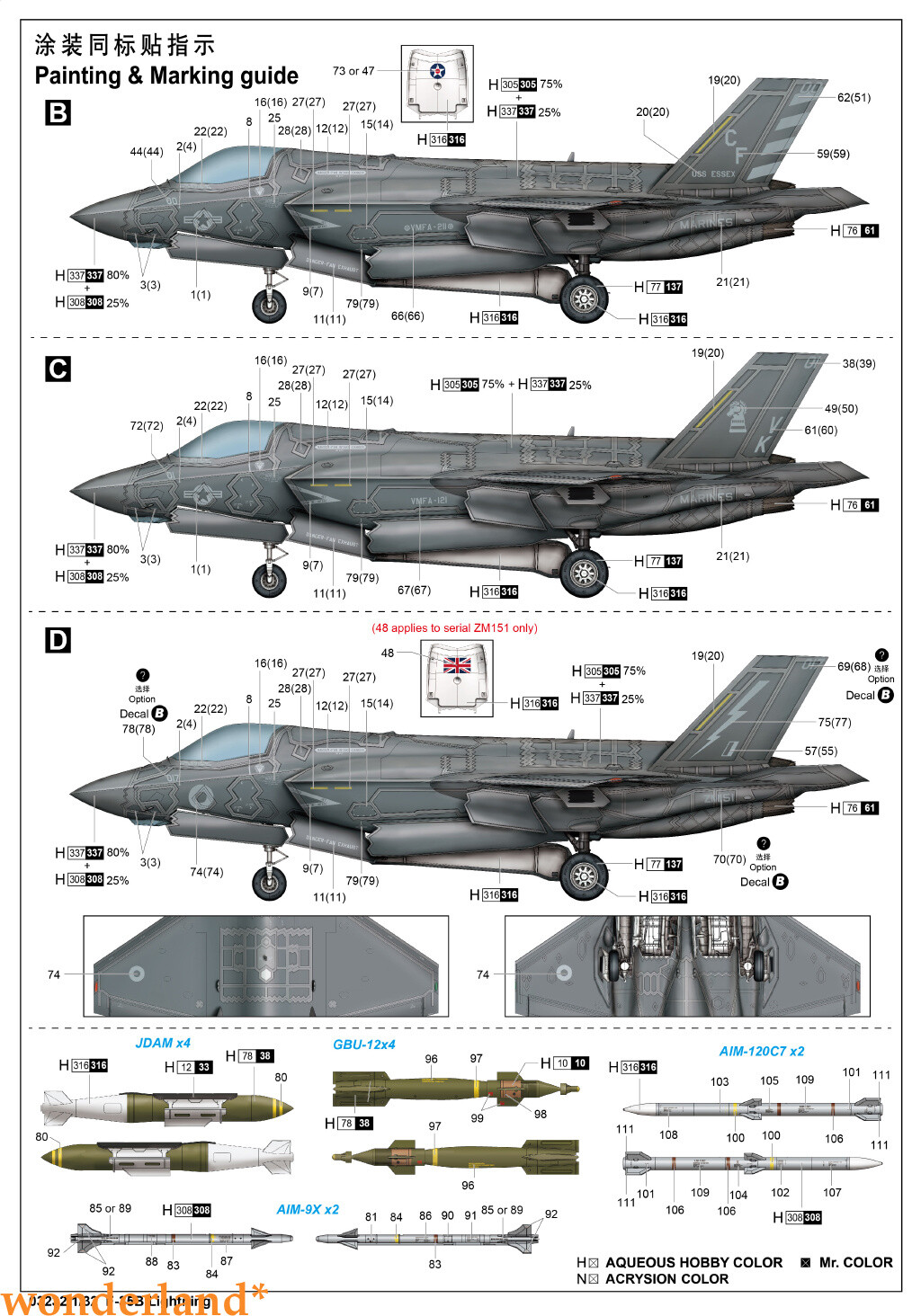 Trumpeter 03232 1/32 Scale F-35B Lightning Model Kit | eBay