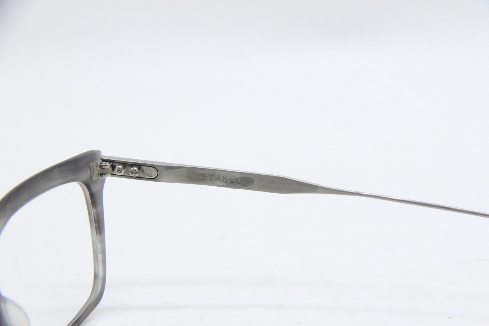 NEW DITA DTX-130-53-03 STAKLO GREY SILVER AUTHENTIC EYEGLASSES 53-18 | eBay