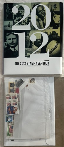 USPS 2012 THE STAMP YEARBOOK WITH ALL COMMEMORATIVE STAMPS MNH NEVER ...