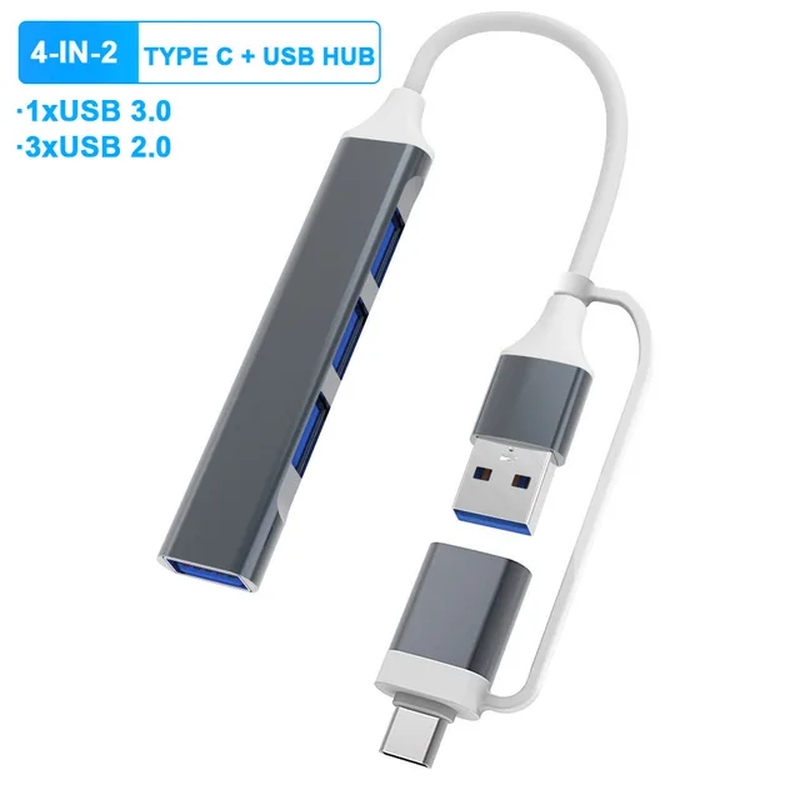 8-IN-2 USB HUB 3.0 USB C HUB Dock Station 5Gbps High Speed Transmission ...