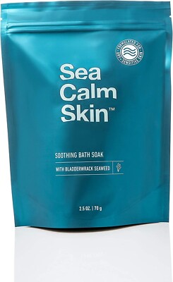 NEW Sea Calm Skin 2.5 oz Soothing Bath Soak w/ Bladderwrack Seaweed For ...