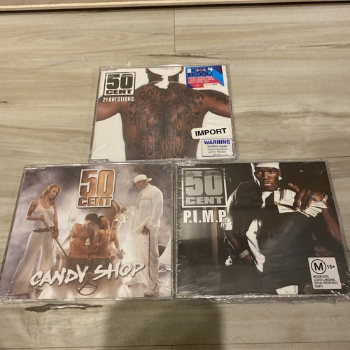 50 CENT SEALED CD LOT 3 IMPORTS 21 Questions Candy Shop P.I.M.P. UK 🇬🇧 ...