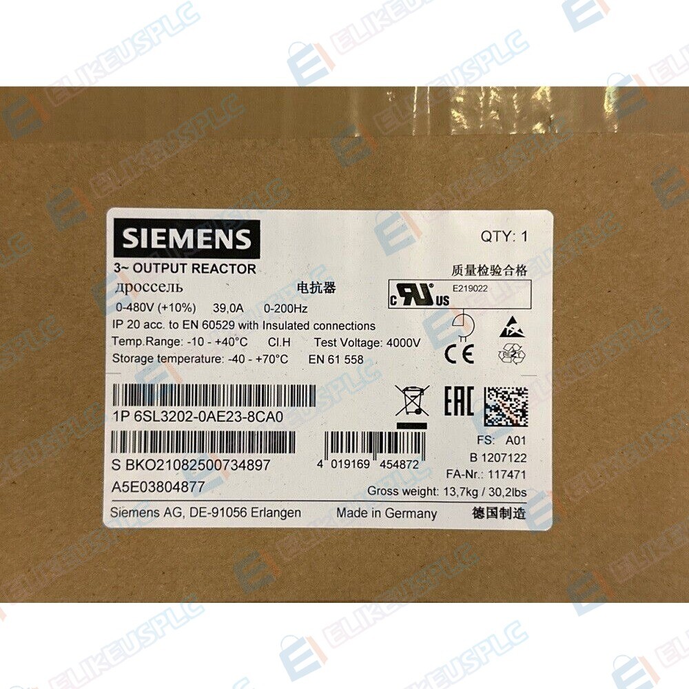 6SL3202-0AE23-8CA0 Siemens PLC Module Free Tax 6SL3202-0AE23-8CA0 ZPL1 ...