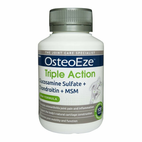 OsteoEze Triple Action Glucosamine Sulfate and Chondroitin - 120 ...