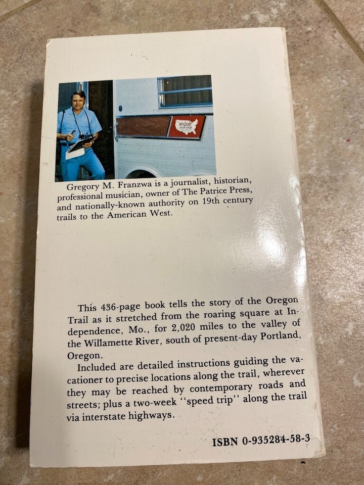 Oregon Trail Revisited by Gregory M. Franzwa (1988, Trade Paperback ...