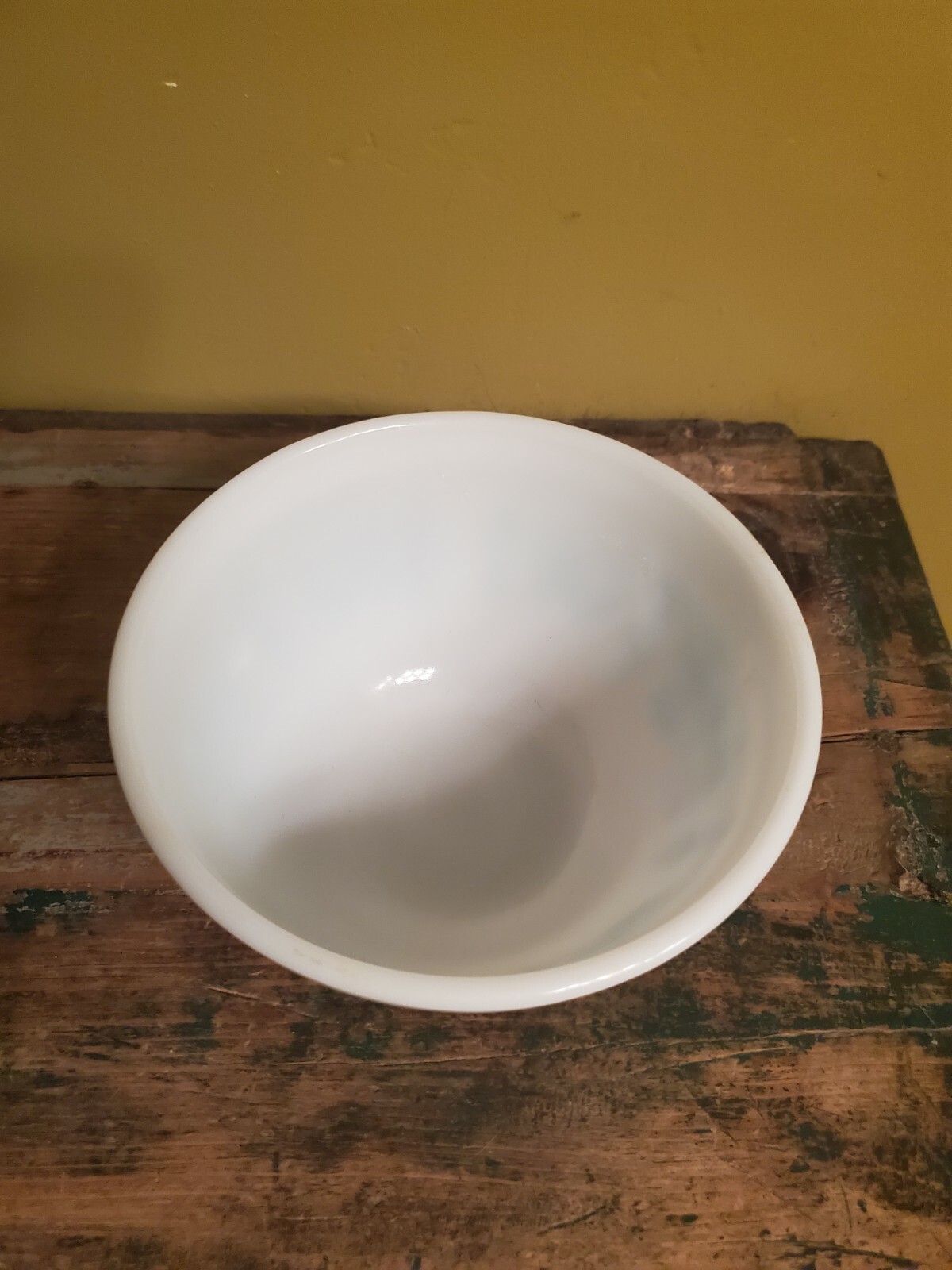 Vintage Pyrex Bowl - turquoise on white - 1 1/2 pint - 401 Amish Farmer ...