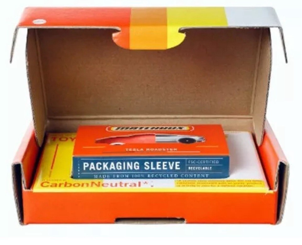 Matchbox Collectors Mattel Creations Carbon Neutral White Tesla ...