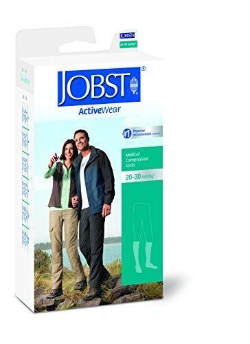 JOBST Activewear 20-30 mmHg Knee High Compression Socks, Medium, Cool ...