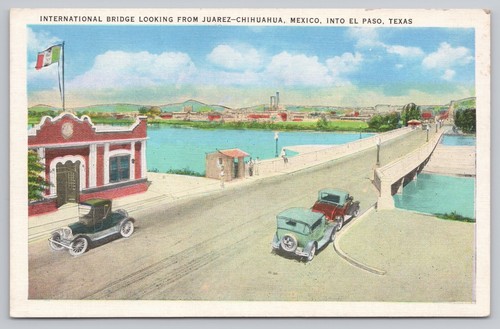 International Bridge Juarez Chihuahua Mexico El Paso Texas TX WB ...