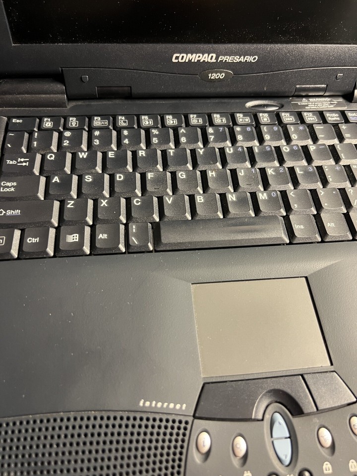 Compaq Presario 1200 Retro Vintage Windows 98 Laptop AS IS | eBay