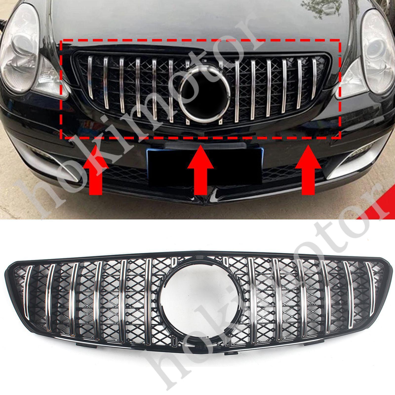 Chrome Front Bumper Grille Grill Mesh For Benz R-Class W251 2005-2009 ...