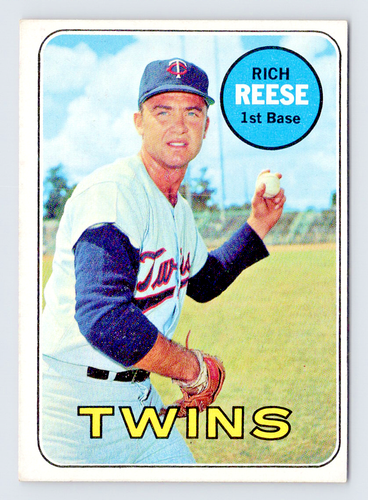 1969 Topps Card, #56 Rich Reese, Minnesota Twins | eBay