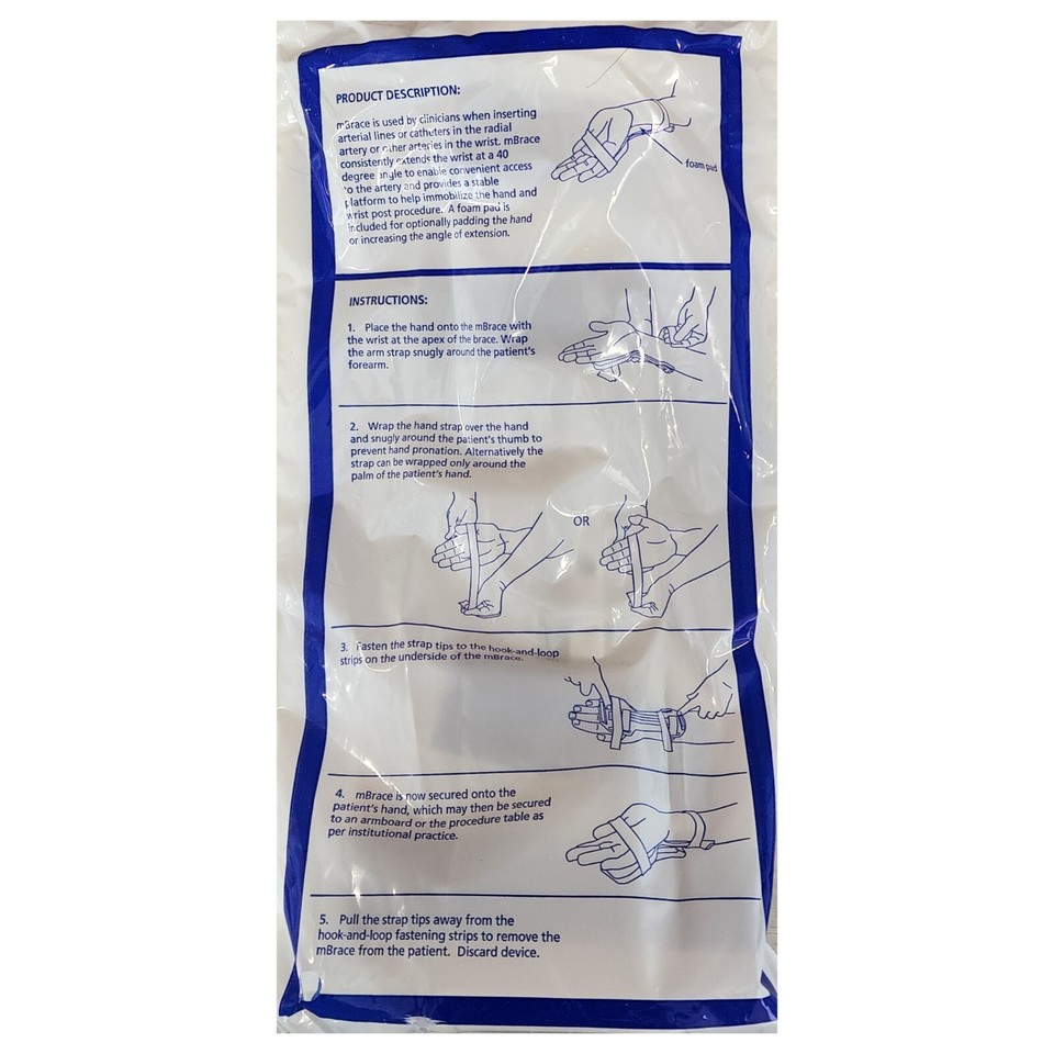 *1-Pack* DeRoyal mBrace 40° Wrist Support With Foam Pad 140-0200-00 | eBay