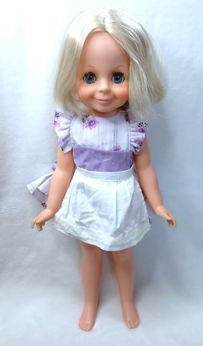 Vintage 1970 Ideal Crissy's Cousin Velvet Doll Hair Works Great ...