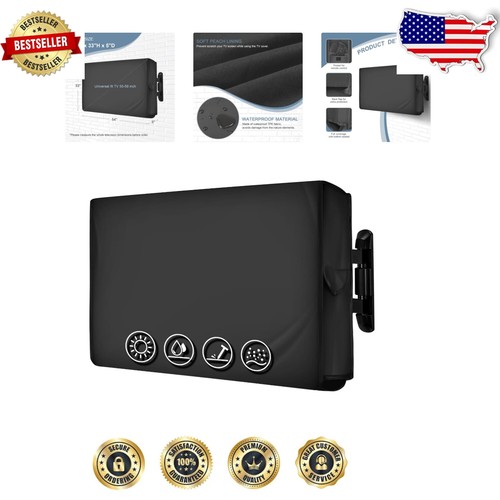 Waterproof TPE Outdoor TV Cover 55-59” with Anti-Scratch Liner – Full ...